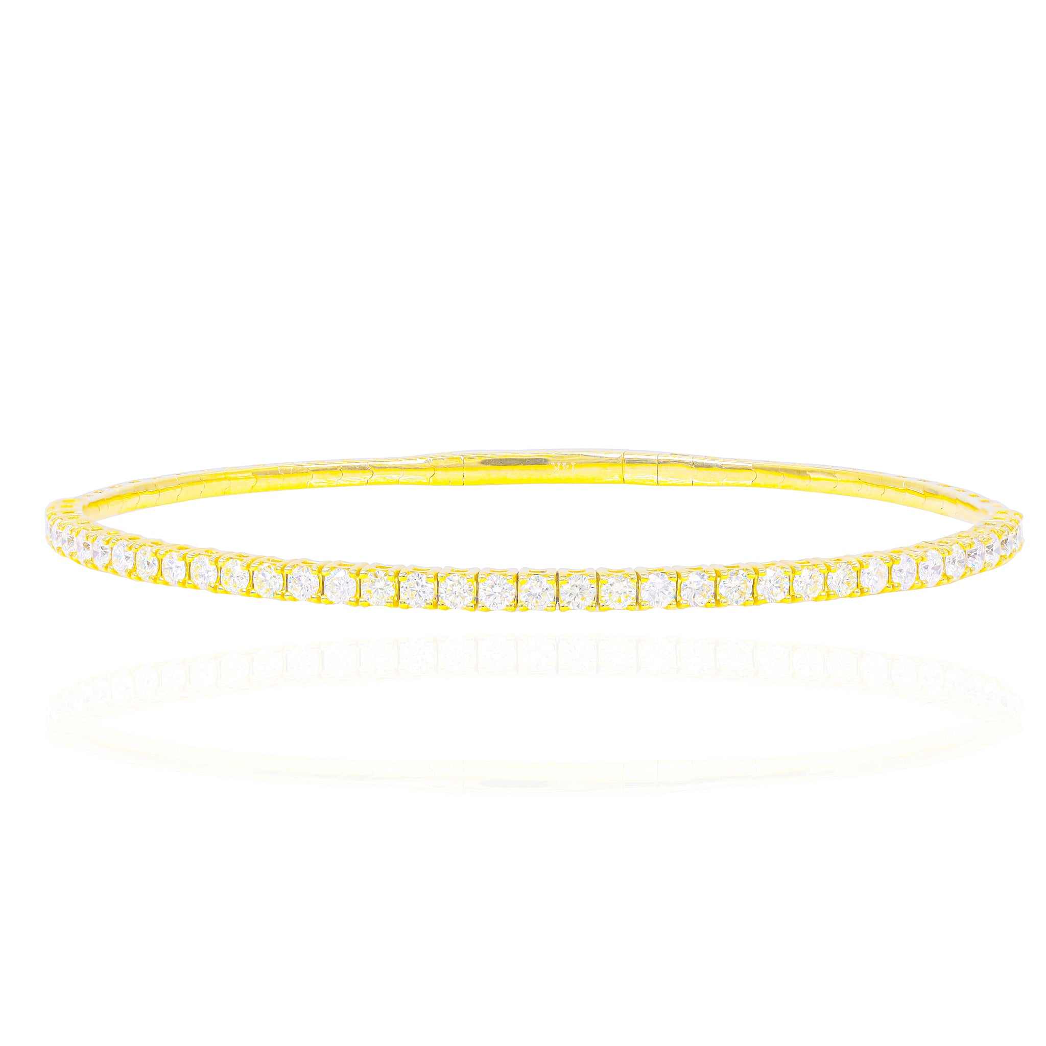 5-Pointer Flexible Diamond Bangle Bracelet