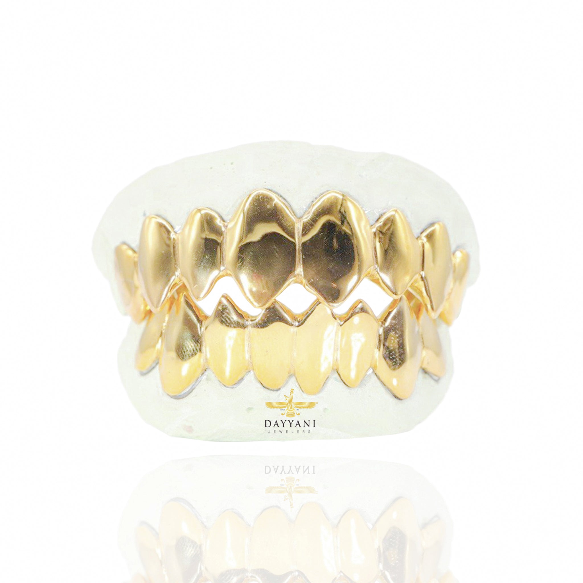 Custom Shark Teeth Gold Grillz