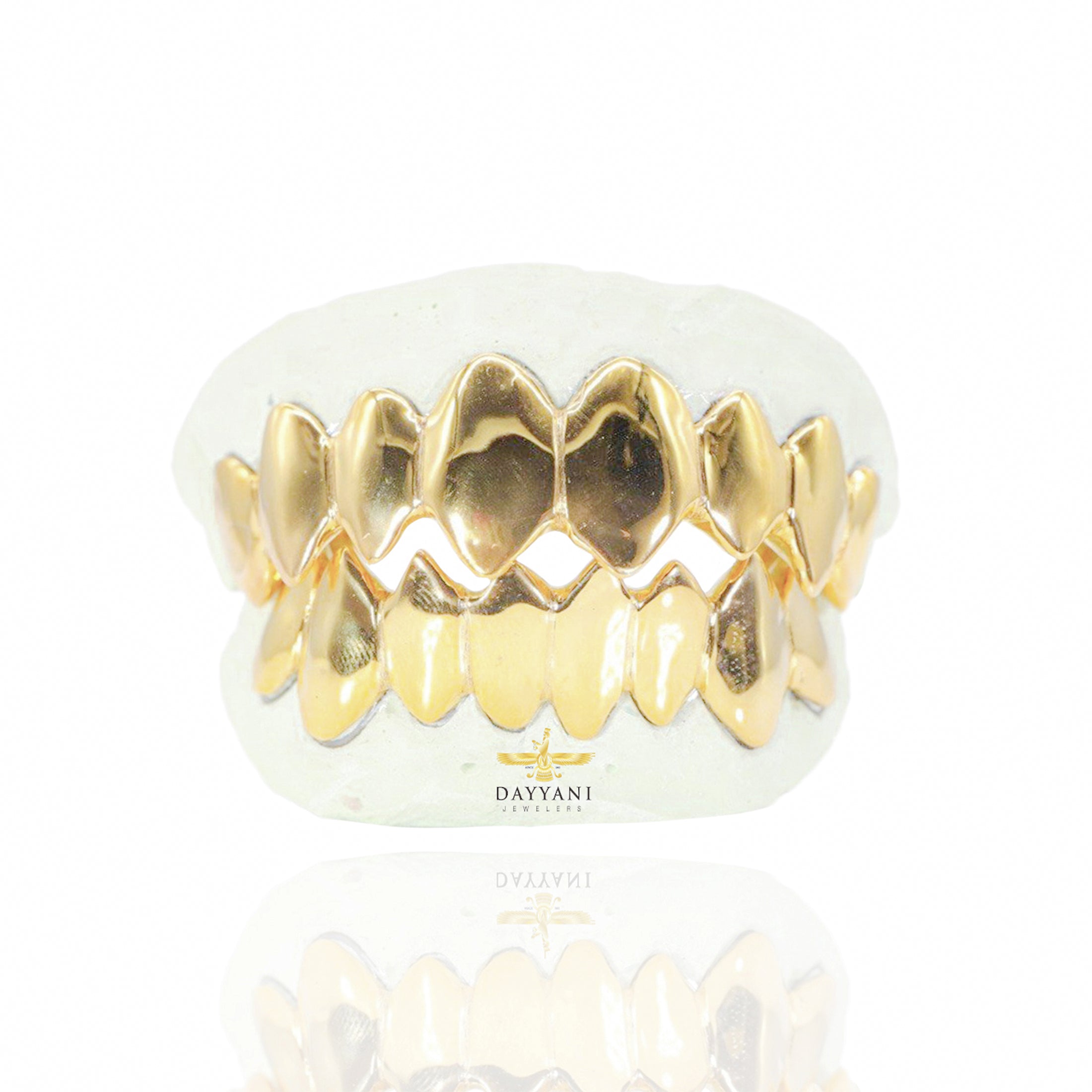 Custom Shark Teeth Gold Grillz