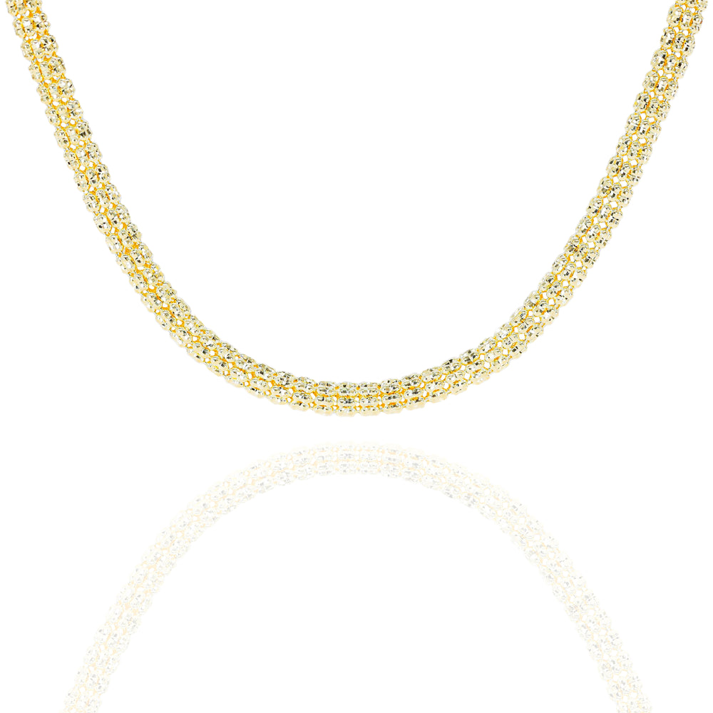10KT Solid Yellow Gold ICE Gold Chain