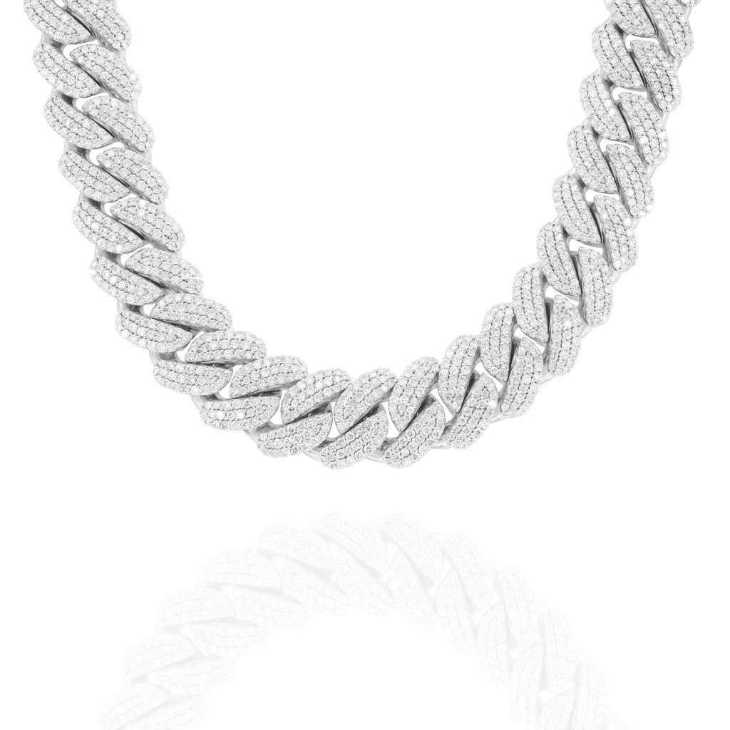 16mm Miami Cuban Link Diamond Chain | Dayyani Jewelers