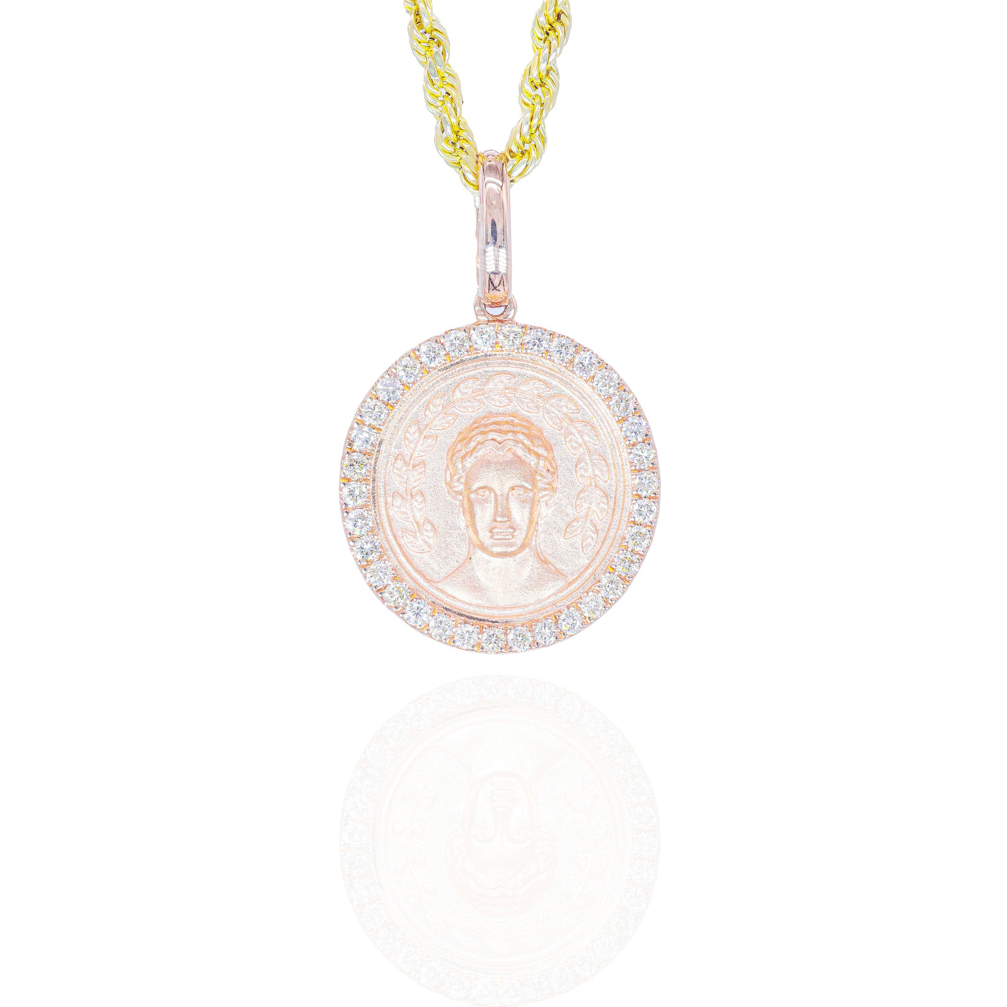 Julius Caesar Gold & Diamond Pendant | Dayyani Jewelers