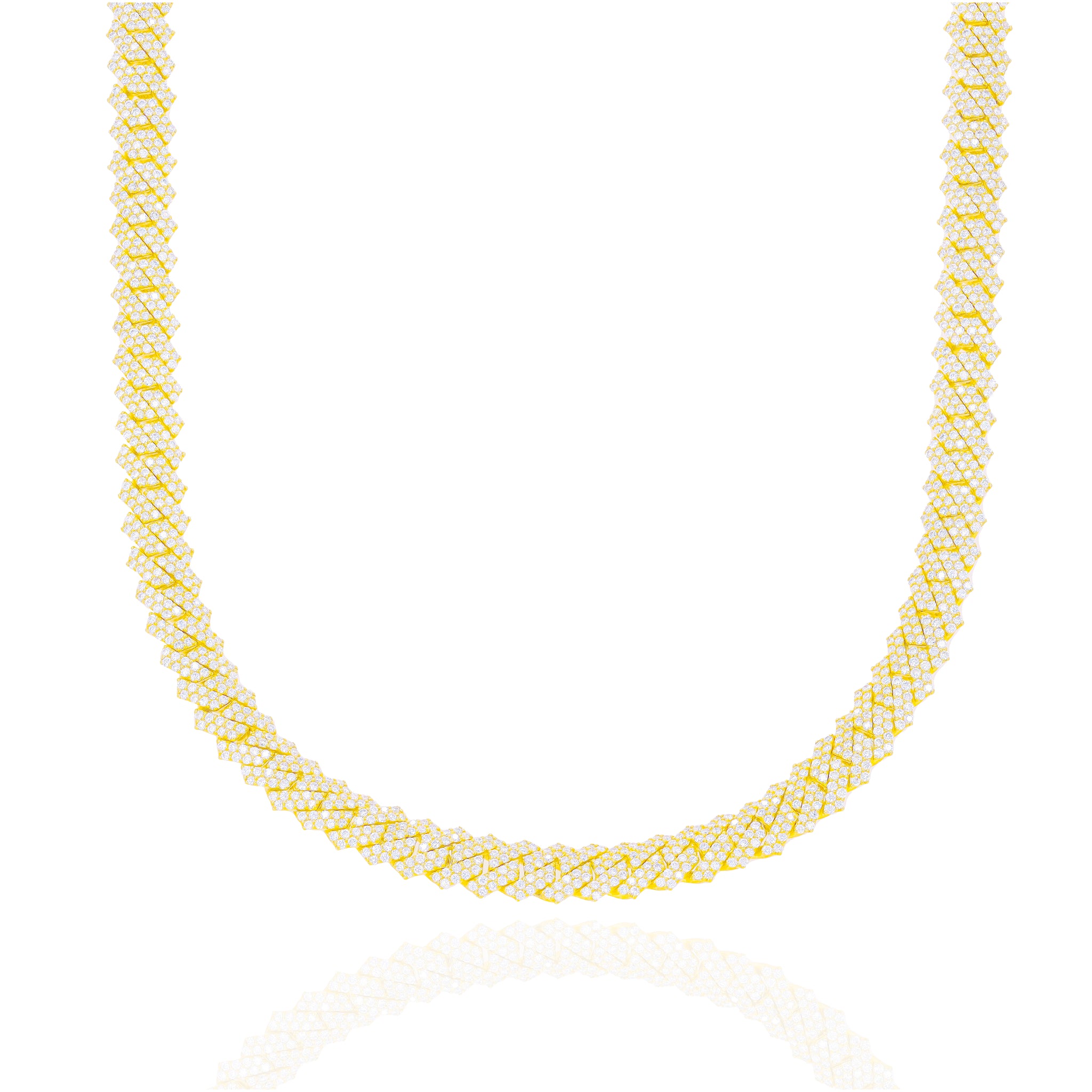 7mm Diamond Jagged Cuban Chain
