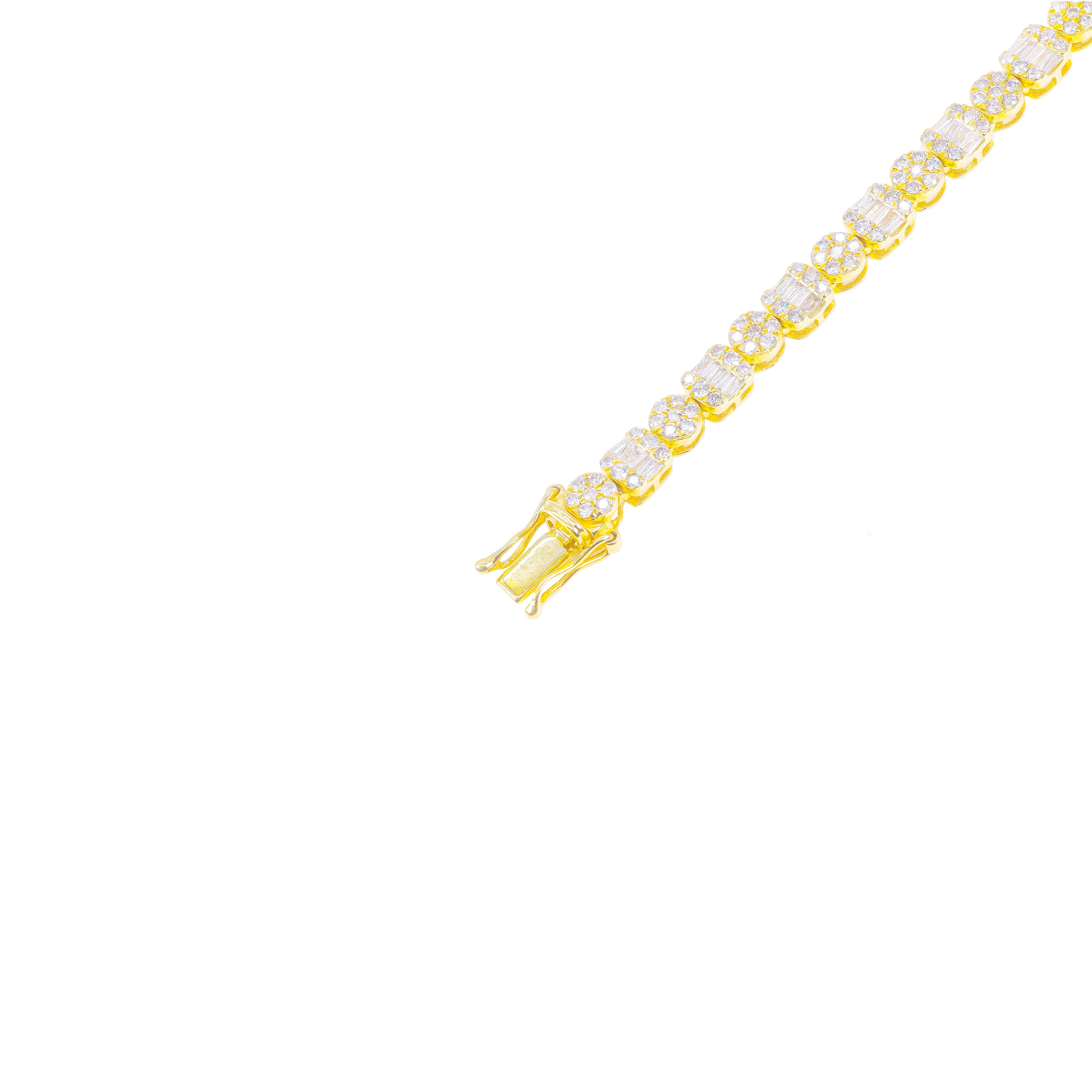 Alternating Square & Circle Link Diamond Chain