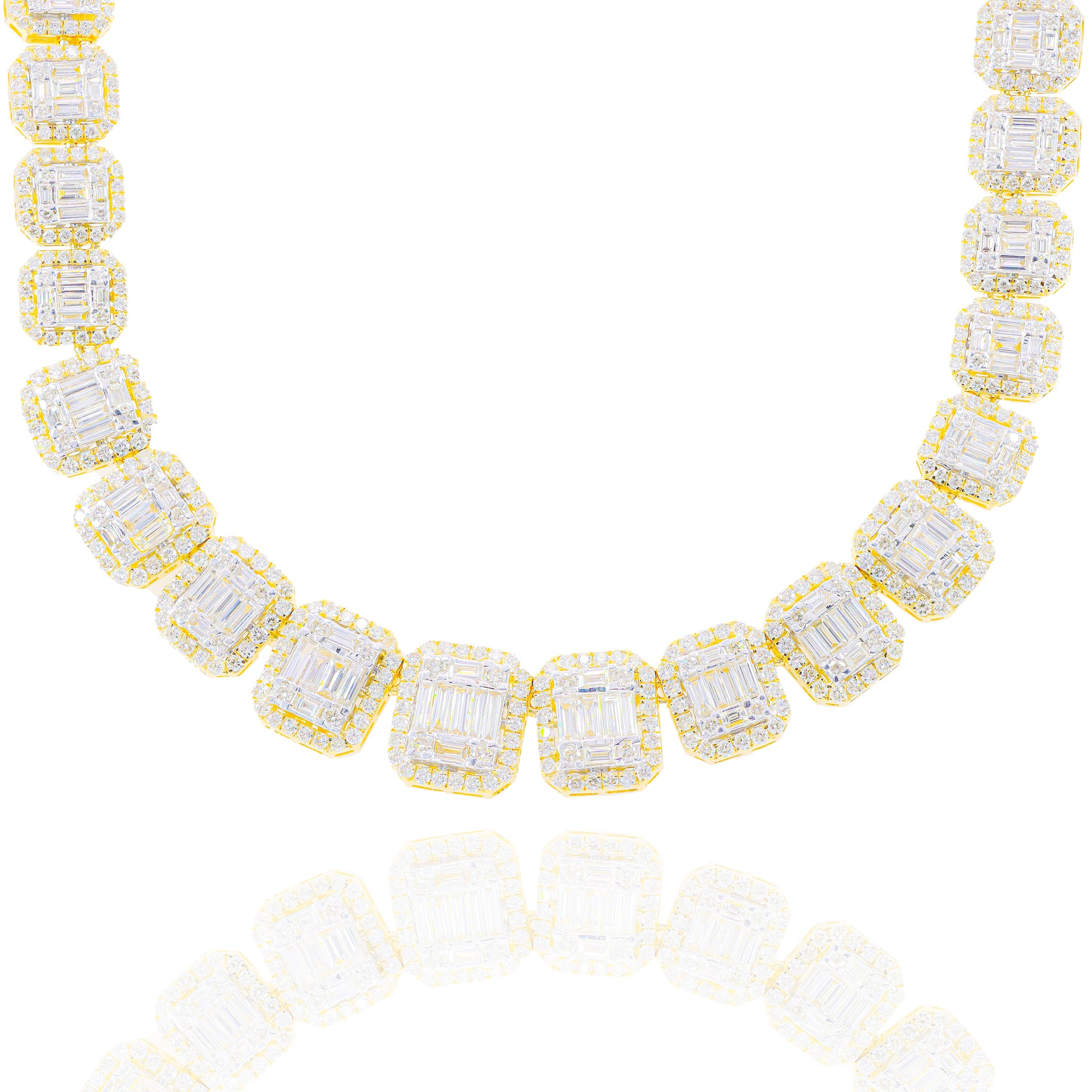 Graduating Baguette Diamond Chain