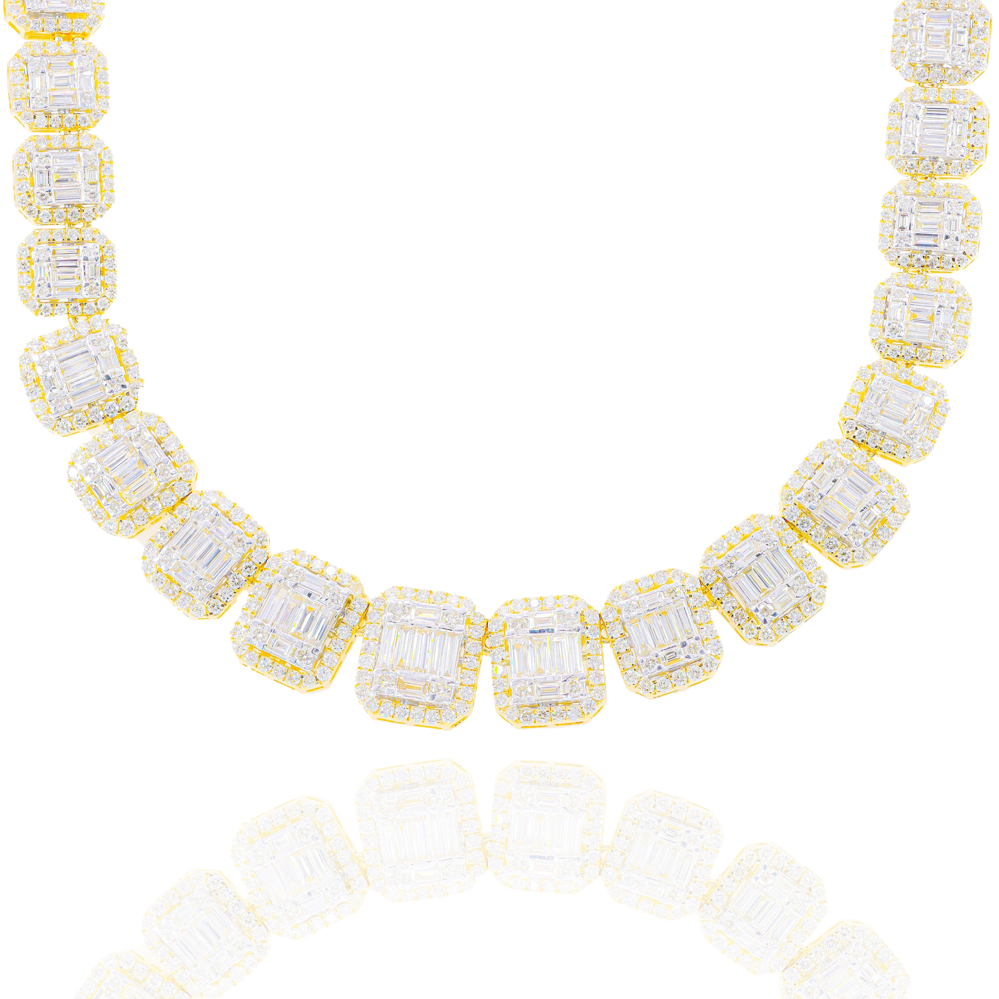 Graduating Baguette Diamond Chain