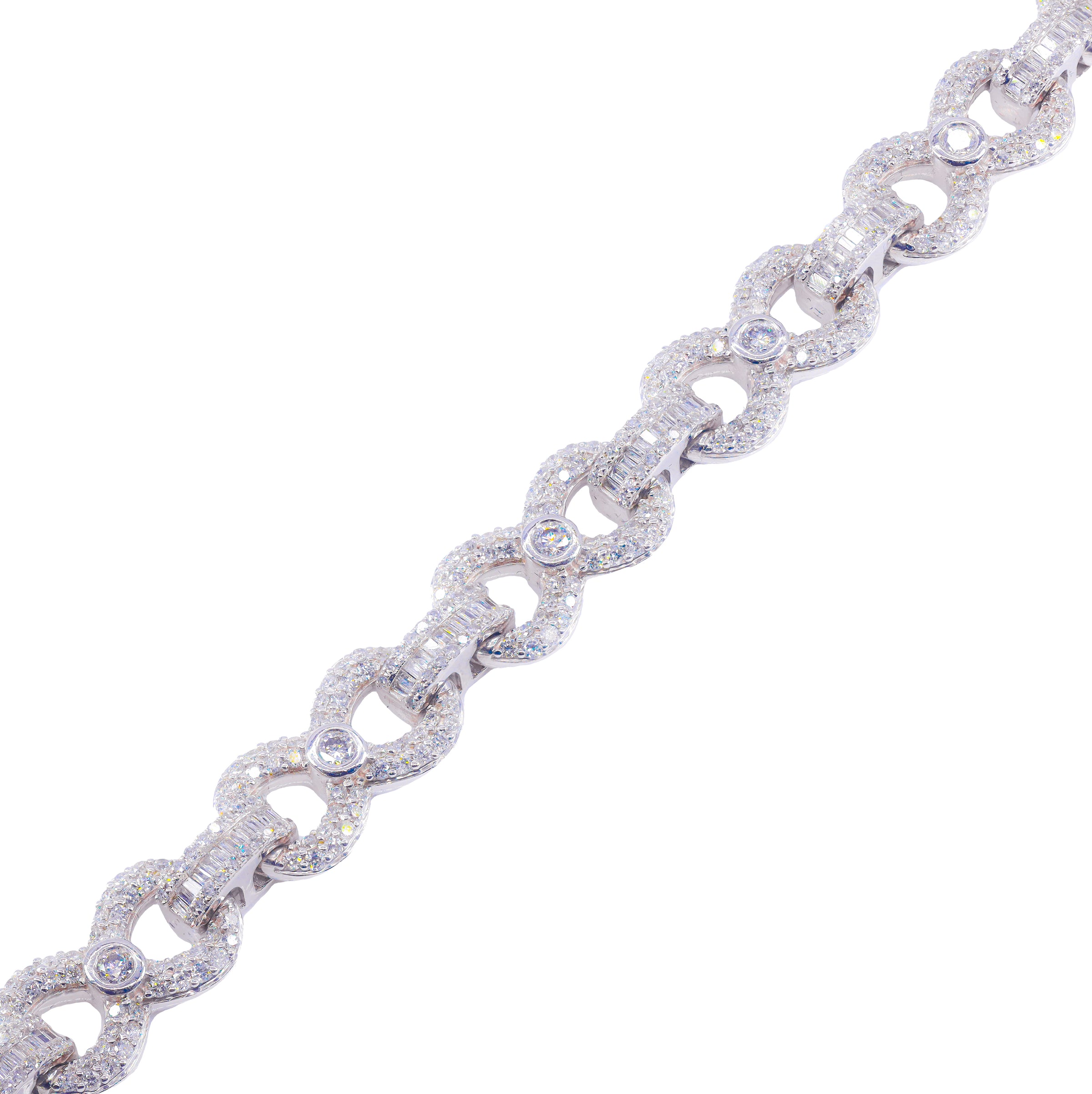 Center Pointer Diamond Infinity Link Chain | 10KT Gold | VS-SI Clarity