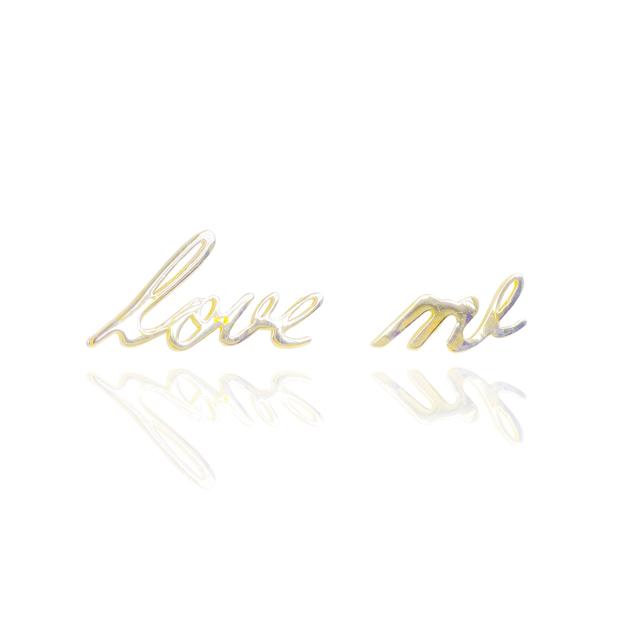 Love Me Solid Gold Earrings