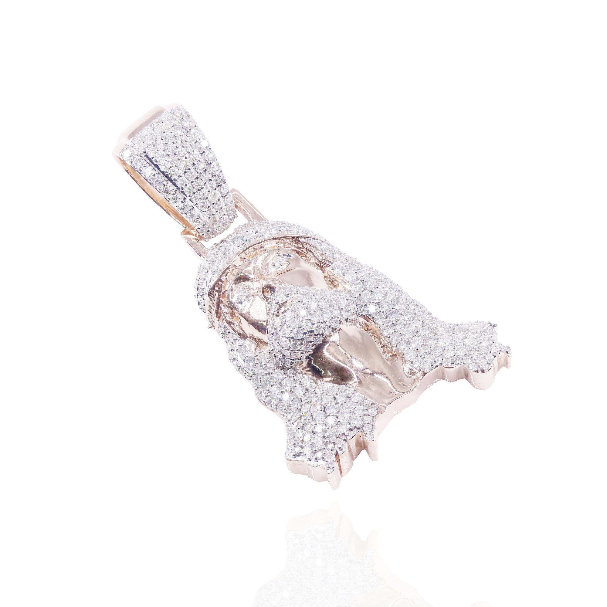 Gold & Diamond Jesus Pendant