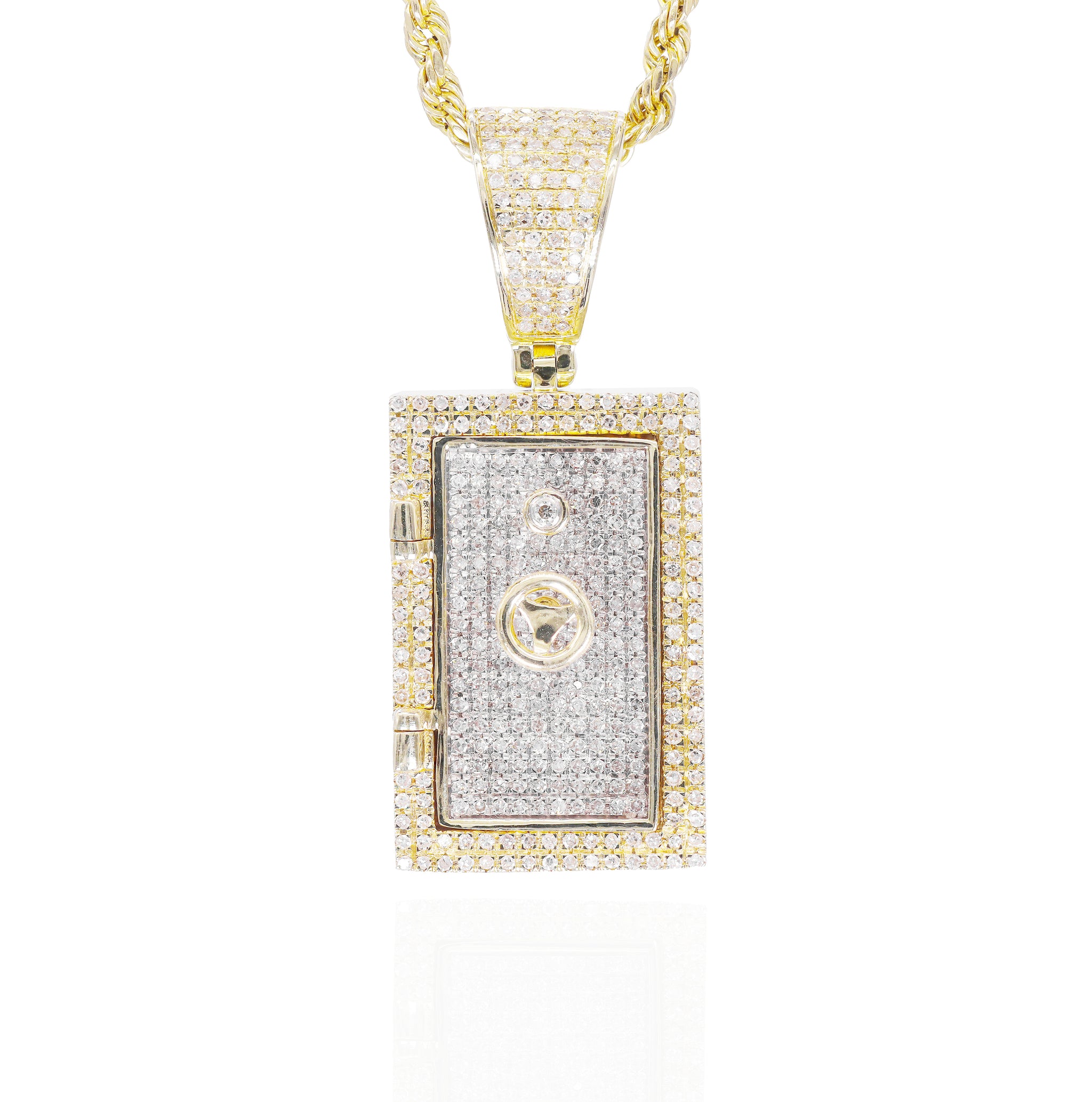 Safe Vault Diamond Pendant