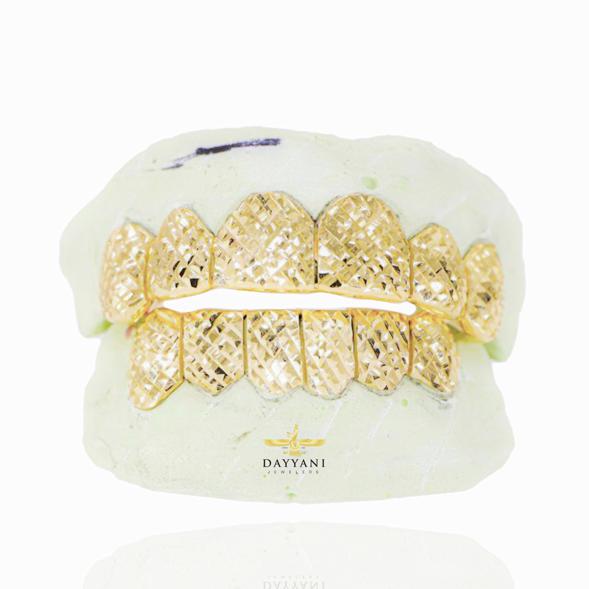 Custom Diamond Cut Gold Grillz