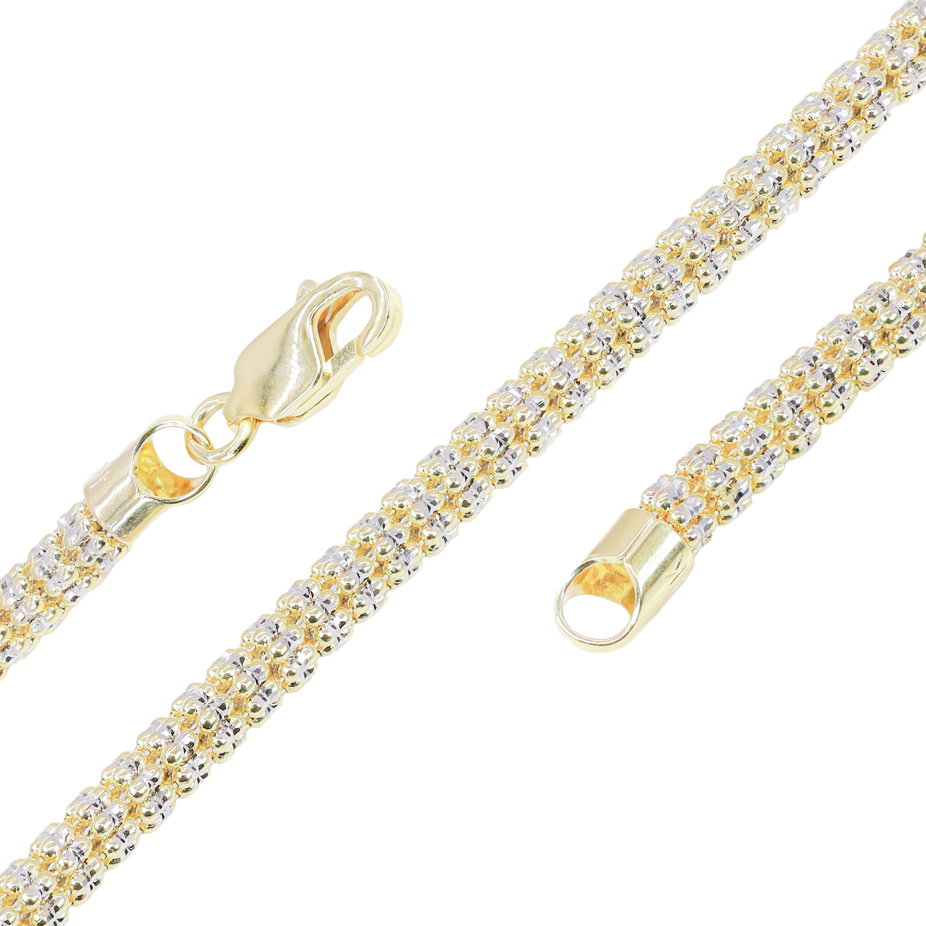 10KT Two-Tone Yellow Gold ICE Gold Chain | Dayyani Jewelers