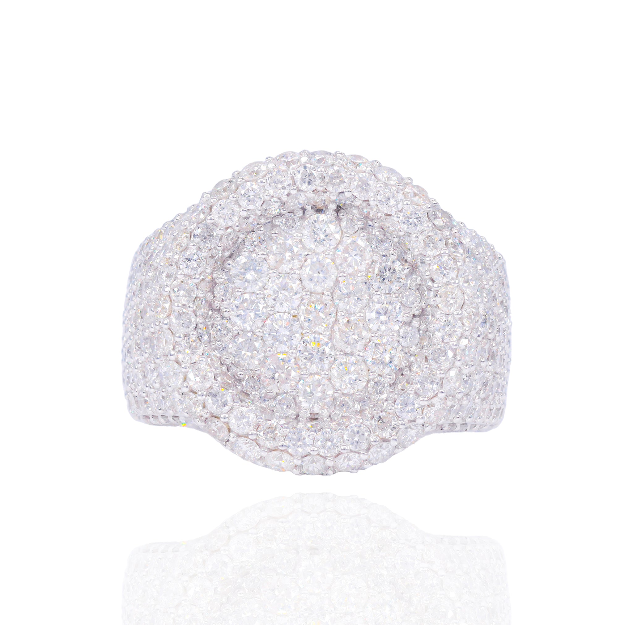 Beveled Diamond Men's Ring