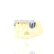 Custom One Row Diamond Bar Gold Grillz